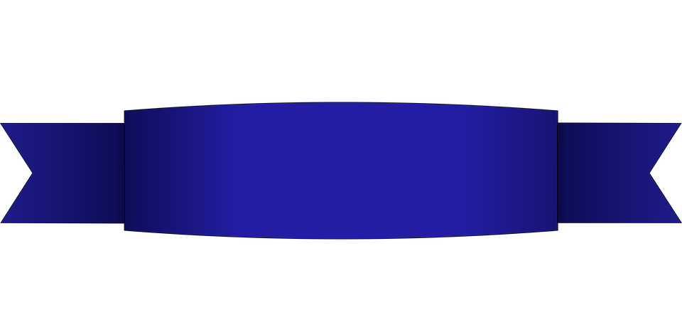 Blue Ribbon Banner Clip Art