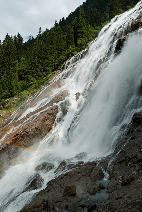 grawa waterfall, austria, landscape - Stock Image - Everypixel