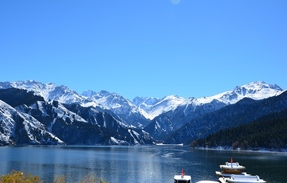 in xinjiang, tianshan, tianchi - Stock Image - Everypixel
