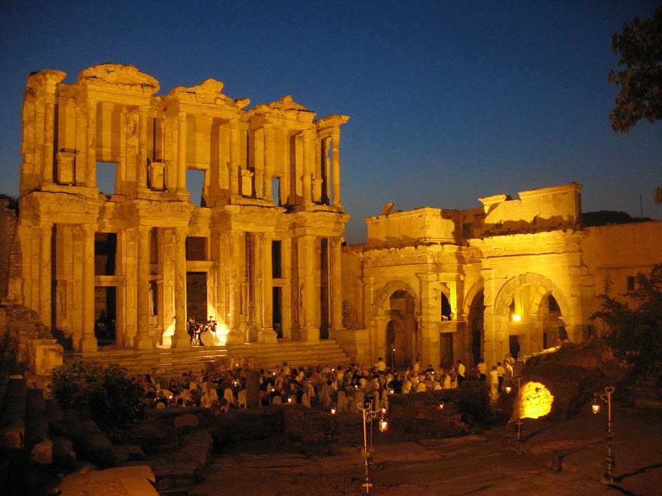 ephesus, library, turkey - Stock Image - Everypixel